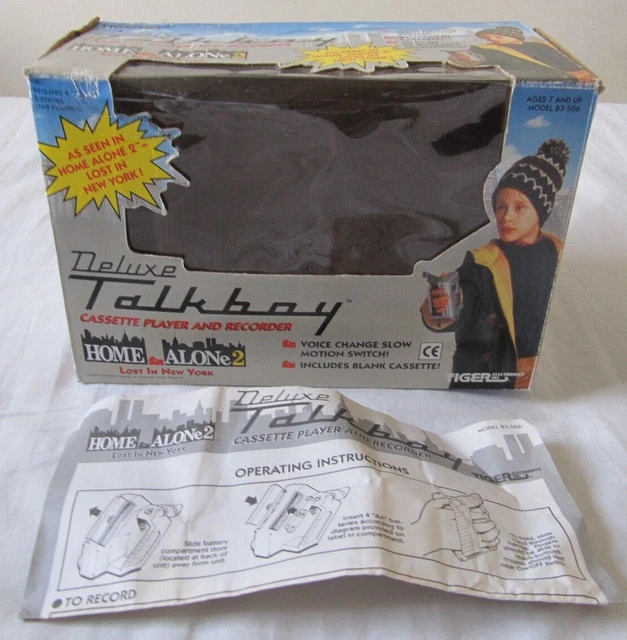 VINTAGE TIGER HOME Alone 2 Deluxe Talkboy Box Instructions Only Kevin ...