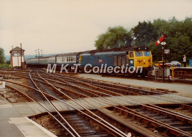 RAIL PHOTO CLASS 50 50047 @ Exeter St Davids 4/9/82 with ECS £1.50 ...