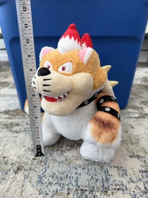 SUPER MARIO 3D World Meowser Cat Bowser Koopa Plush Doll Stuffed Animal ...