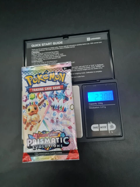 POKÉMON TCG - Prismatic Evolutions Booster Pack - Sealed - HEAVY PACK ...