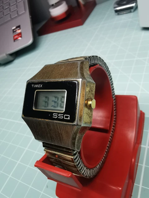 VINTAGE TIMEX SSQ digital watch Led Working £45.44 - PicClick UK