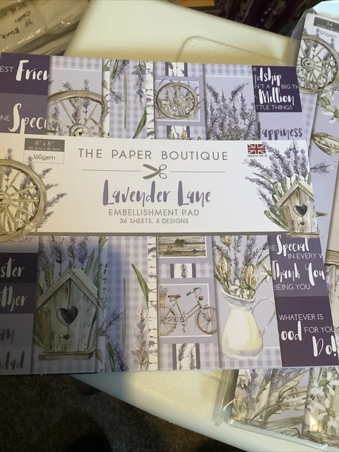 THE PAPER BOUTIQUE, Lavender Lane Collection ,As pictures New £8.99 ...