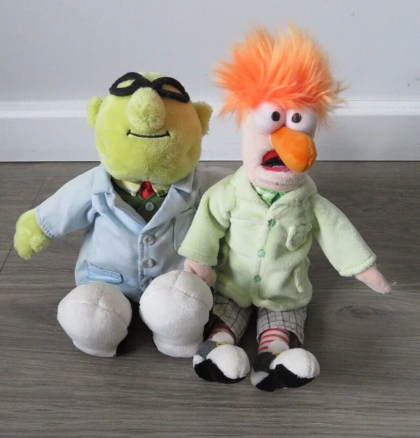 DISNEY STORE EXCLUSIVE The Muppets Bunsen & Beaker Set Beanies Soft ...