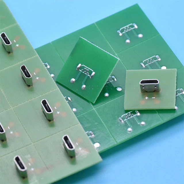 MICRO USB FEMALE seat vertical USB socket in-line charging function ...