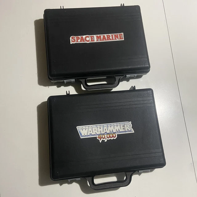 X2 🔥 RARE 🔥 ROGUE TRADER era 🔥 Carry Cases 🔥 Warhammer 40k Space Marine ...
