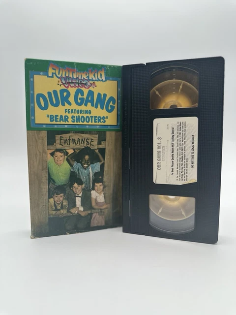 OUR GANG V. 3 Bear Shooters VHS The Little Rascals Rare Video Tape ...