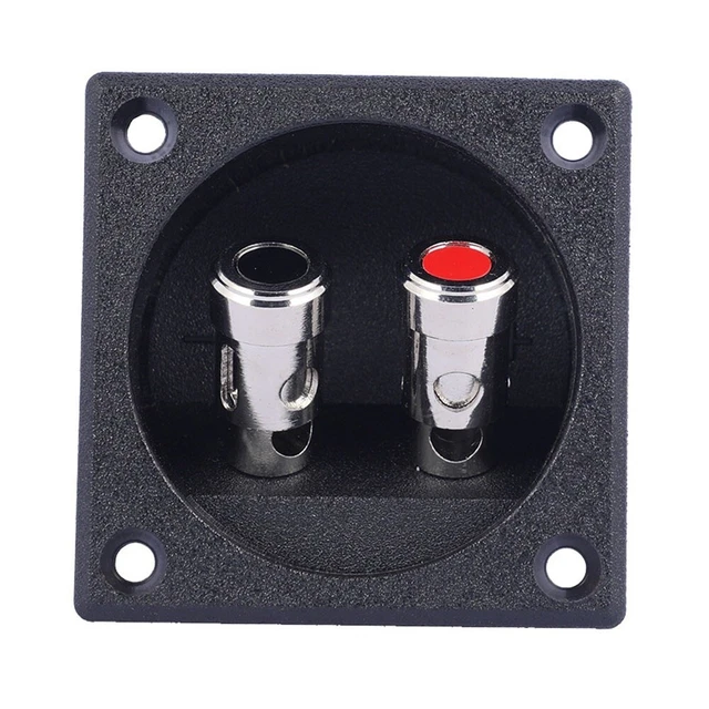 SPEAKER TERMINAL CONNECTOR Boxes for Subwoofer Plug Stereo Easy ...