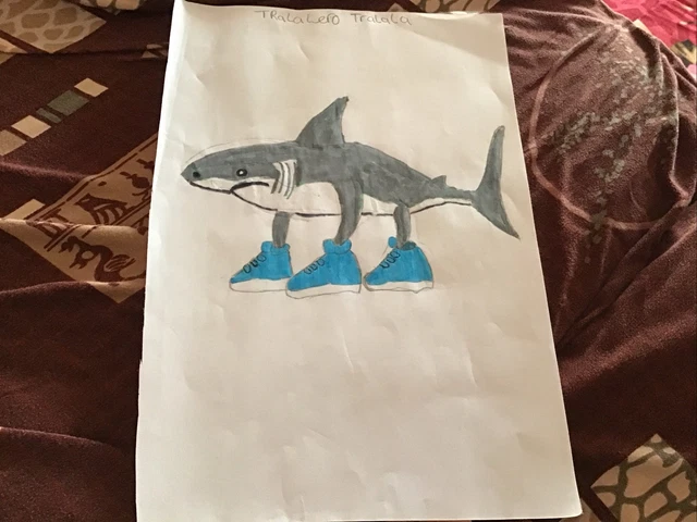 TRALALERO TRALALA Shark Drawing Steal A Brainrot £3.19 - PicClick UK