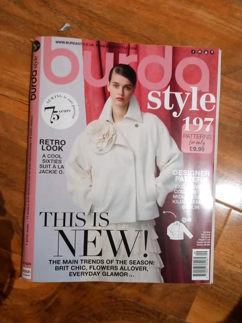 BURDA STYLE,SEP 2025,SEWING,INSPIRATIONS,197 Patterns For Dresses,Tops ...