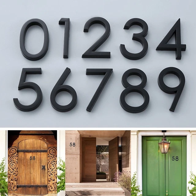 FUNCTIONAL AND ATTRACTIVE 3D House Numbers to Enhance Property ...
