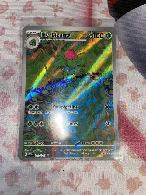 CARTE POKÉMON 151 Herbizarre AR 167/165 - Ecarlate Et Violet EV3.5 FR ...