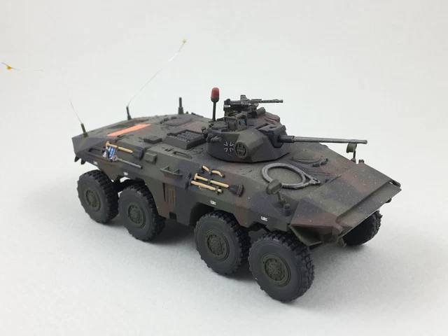 BUILT 1/72 SCALE Tank SpPz 2-Spähpanzer Luchs, German hand painted tank ...