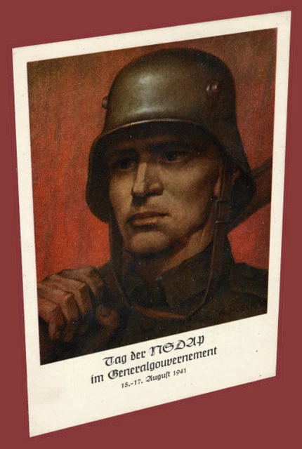 GERMAN WW2 THIRD Reich Artist Postcard General Government 1941 £18.00 ...