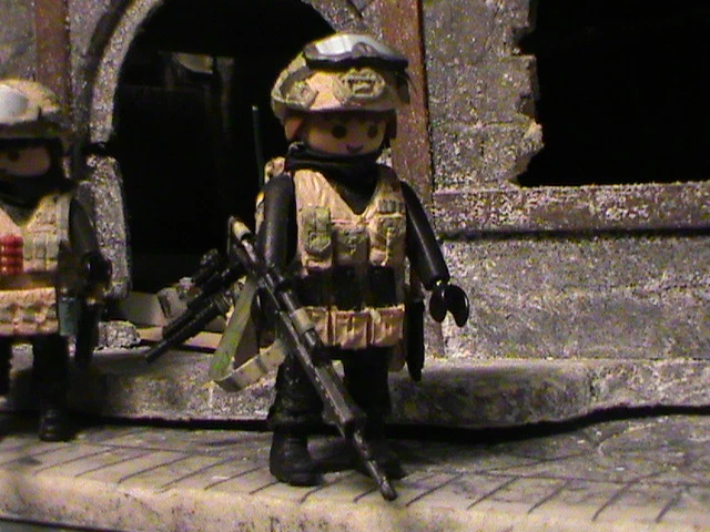 PLAYMOBIL CUSTOM FORCES Spéciales Allemandes (GSG9) 2016 Réf-0212 Bis ...
