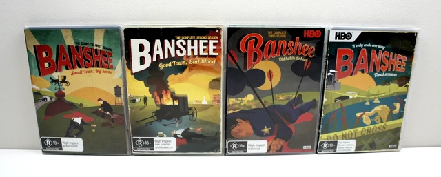 BANSHEE COMPLETE SERIES DVD Seasons 1 2 3 4 Set Region 4 PAL - Free ...