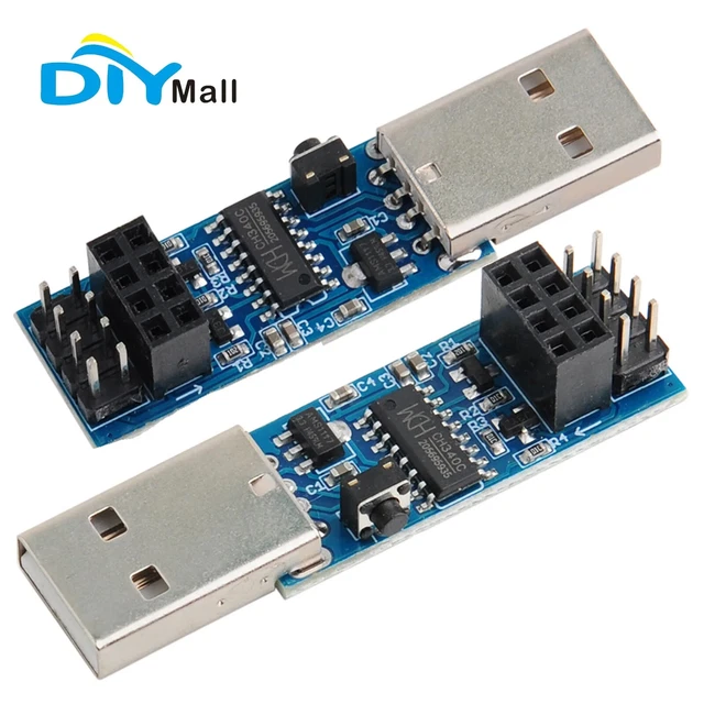 USB TO ESP8266 1C ESP-01/S Prog WiFi Programmer Downloader Auto ...