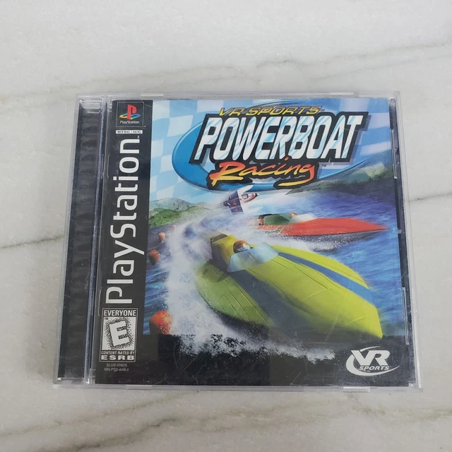 VR SPORTS POWERBOAT Racing PS1 PlayStation 1 + Reg Card - Complete CIB ...