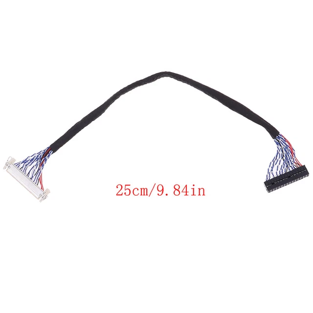 LVDS CABLE D8 FIX-30P-D8 FIX 30 Double Pins LCD Display Panel Screen ...