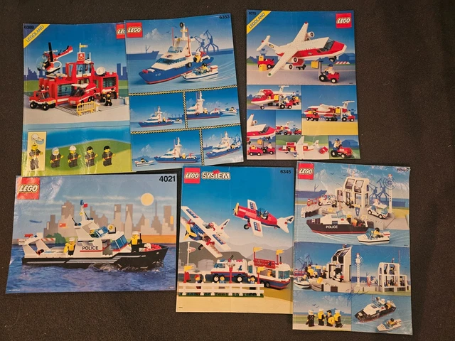 LEGO® 6540 6345 4021 6389 6375 6353 Bauanleitung Instruction Konvolut ...