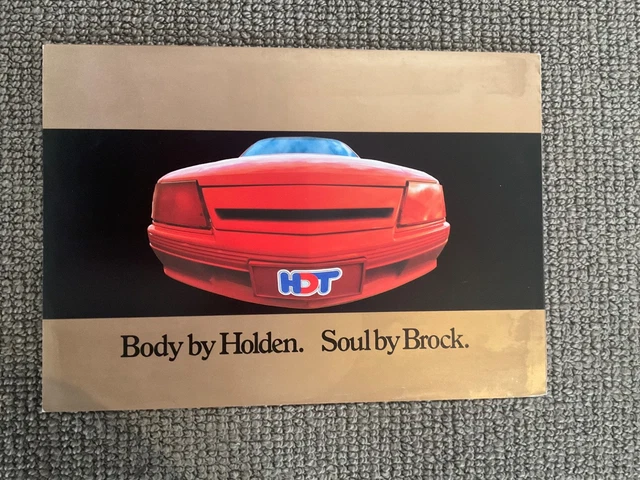 HOLDEN COMMODORE VH Brock HDT Fold Out Brochure $55.00 - PicClick AU