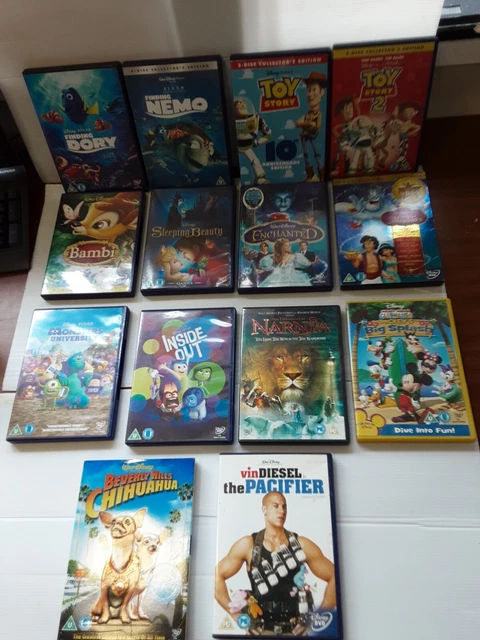 LARGE DISNEY/DISNEY PIXAR Dvd Bundle Toy Story Mickey Etc £21.48 ...