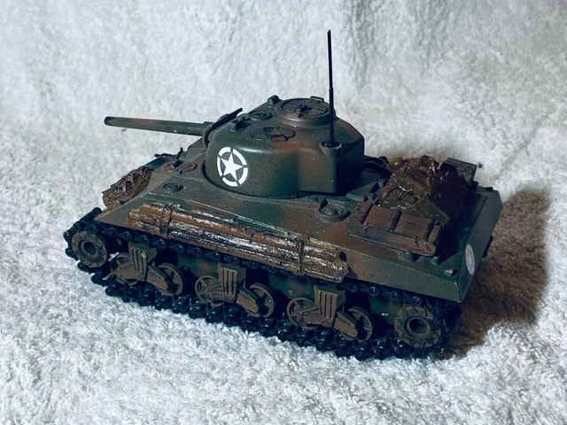 SOLIDO 1/50, CHAR Sherman M4A3 camouflage 3 tons USA WW2, Normandie ...