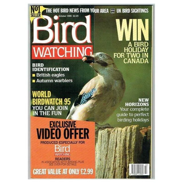 BIRD WATCHING MAGAZINE October 1995 mboxjh005 World Birdwatch 95. £3.95 ...