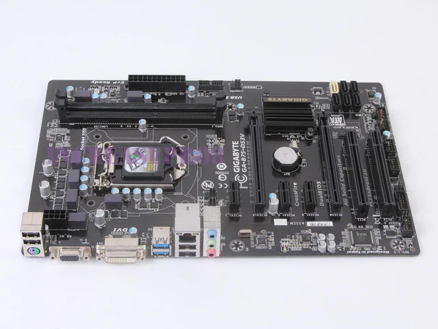 GIGABYTE GA-B75-DS3V MOTHERBOARD Socket LGA1155 Intel B75 DDR3 DIMM USB ...