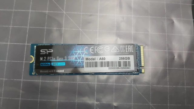 SILICON POWER SP 256GB NVMe M.2 PCIe Gen3x4 SSD Solid State Drive Model ...