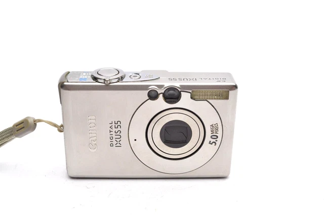 CANON DIGITAL IXUS 55 5.0MP Compact Camera, Lens 3x Optical Zoom i48b ...