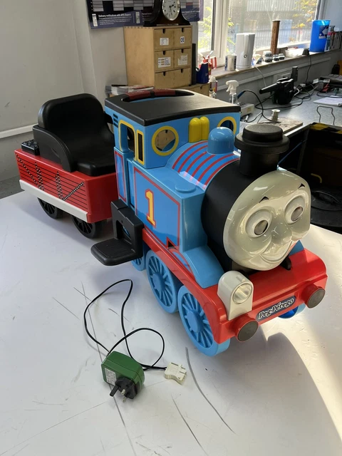 THOMAS THE TANK Engine , ride on. (Peg Perego) large amount of track £ ...