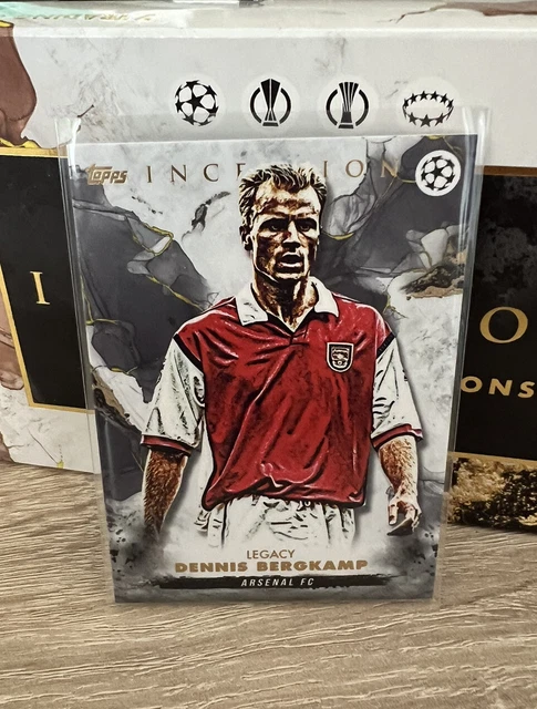 TOPPS UEFA CLUB Completions Inception 2023 Dennis Bergkamp Arsenal FC ...