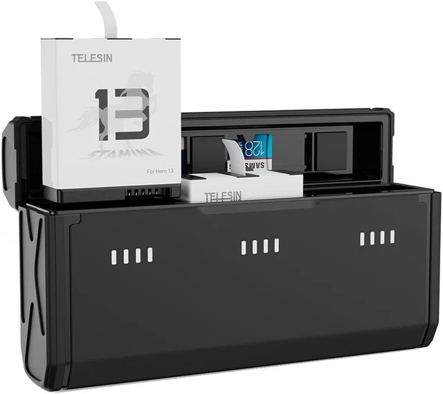 TRIPLE CHARGER STAMINA Battery Kit for Gopro Hero 13 $179.95 - PicClick AU