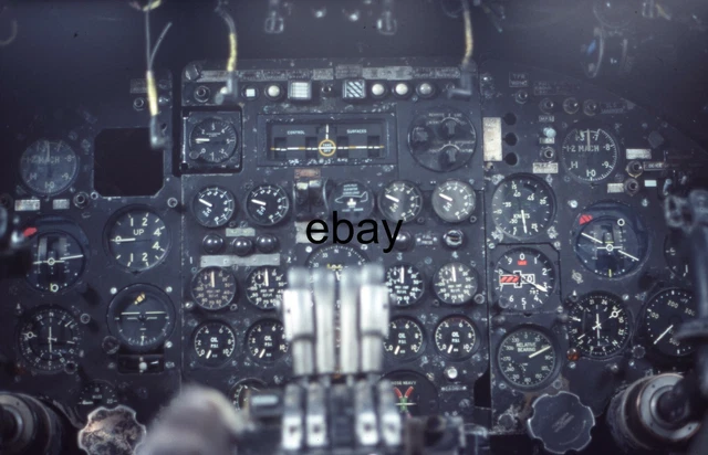 35MM AIRCRAFT SLIDE - Interior Cockpit of RAF Vulcan B2 XL391 ...