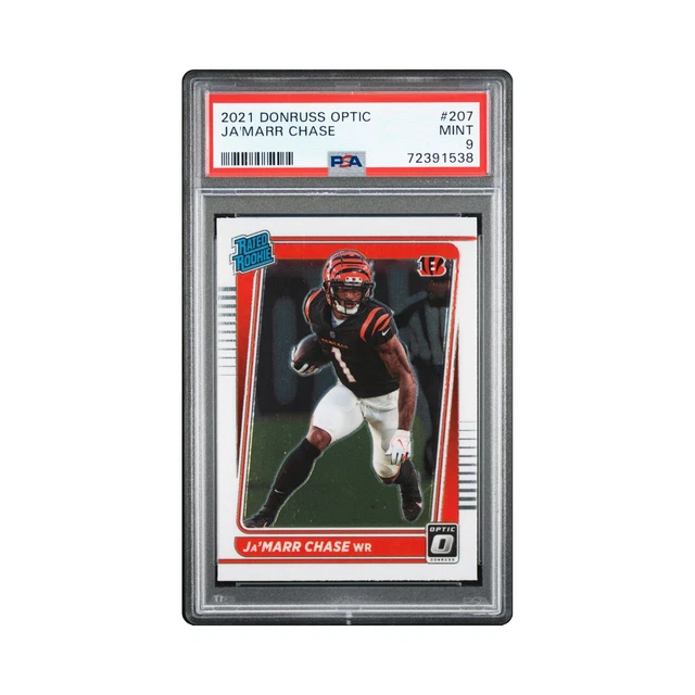 2021 DONRUSS OPTIC Ja'marr Chase Rated Rookie PSA 9 #207 EUR 39,99 ... 2021 DONRUSS OPTIC Ja'marr Chase Rated Rookie PSA 9 #207 EUR 39,99 ...