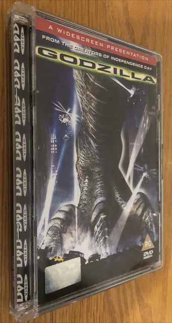 GODZILLA DVD 1998 - Jewel Case - Matthew Broderick, Jean Reno, Hank ...