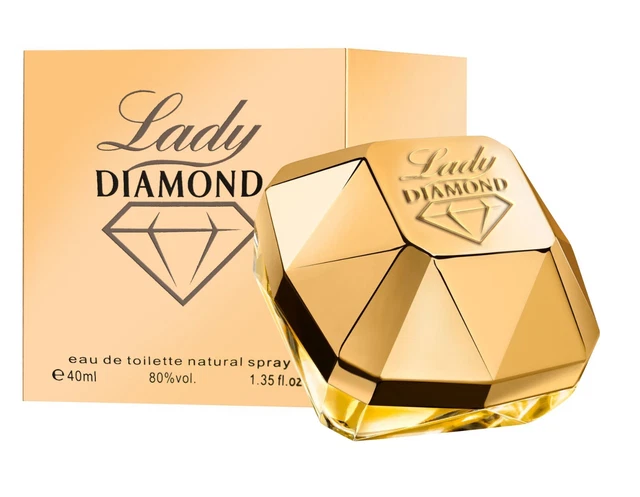 LADY DIAMOND WOMEN Perfume Spray Bottle 40ml Eau De Toilette 80% Vol ...