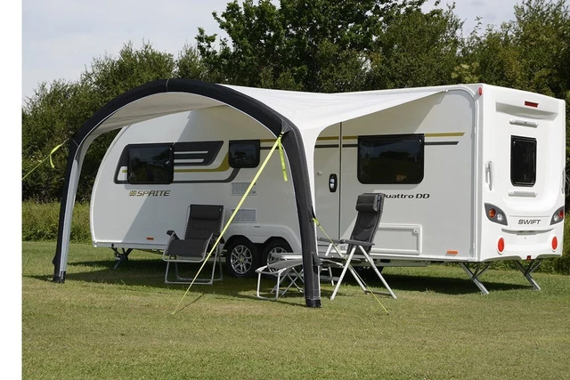 KAMPA (DOMETIC) SUNSHINE AIR 400 Pro Inflatable Caravan Sun Canopy £329 ...
