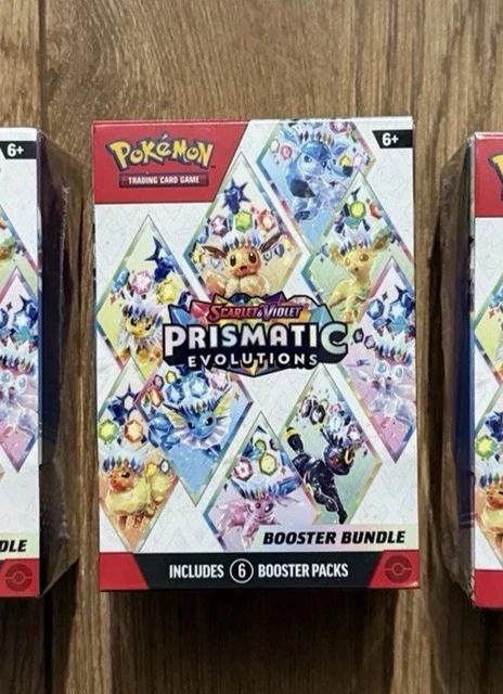 POKÉMON TCG: SCARLET & Violet-Prismatic Evolutions Booster Bundle 6 Packs - x1 $101.50 - PicClick CA