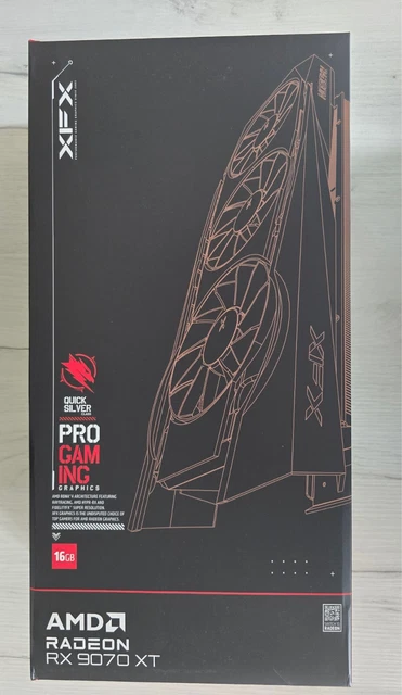 XFX QUICKSILVER AMD Radeon RX 9070 XT Gaming 16GB Graphics Card £730.00 ...