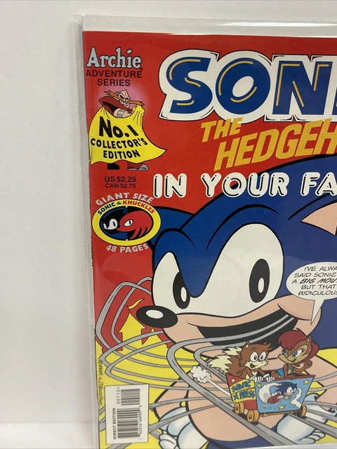 SONIC THE HEDGEHOG: In Your Face! No. 1 Collector’s Edition Archie ...
