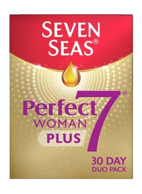 SEVEN SEAS PERFECT7 Woman Multivitamin - Duo Pack: 30 Capsules + 30 ...