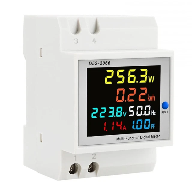 DIGITAL SINGLE PHASE Meter Tester Usage Monitor AC110V 40V-300V100A3376 ...