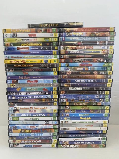 BRAND NEW & Sealed Children's & Family DVD Bundle X63 DVDs - Free ...