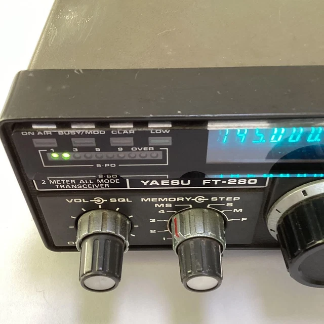 YAESU FT-280 TRANSCEIVER 10w 144MHz All Mode SSB FM CW Ham Radio ...