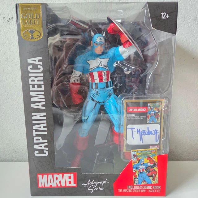 MCFARLANE TOYS MARVEL Captain America Todd McFarlane Autograph Series ...