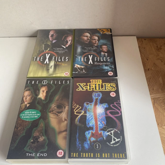 THE X-FILES VHS Video Cassette Bundle Job Lot - TV Series Sci-Fi UFO ...