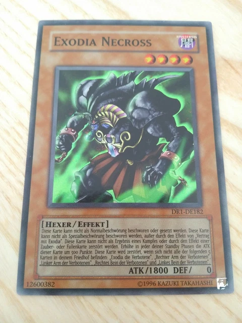 EXODIA NECROSS, SUPER Rare DR1-DE182 EUR 25,00 - PicClick FR