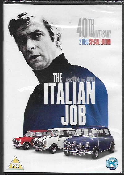 THE ITALIAN JOB Genuine R2 Dvd Michael Caine 40Th Anniversary 2-Disc ...
