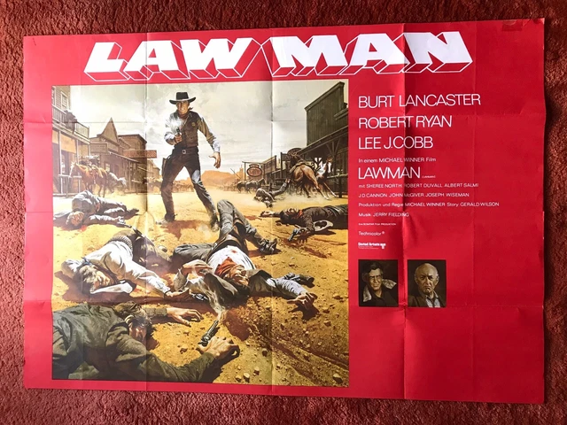 LAWMAN KINOPLAKAT POSTER A0, Querformat, 84x119cm, Burt Lancaster ...